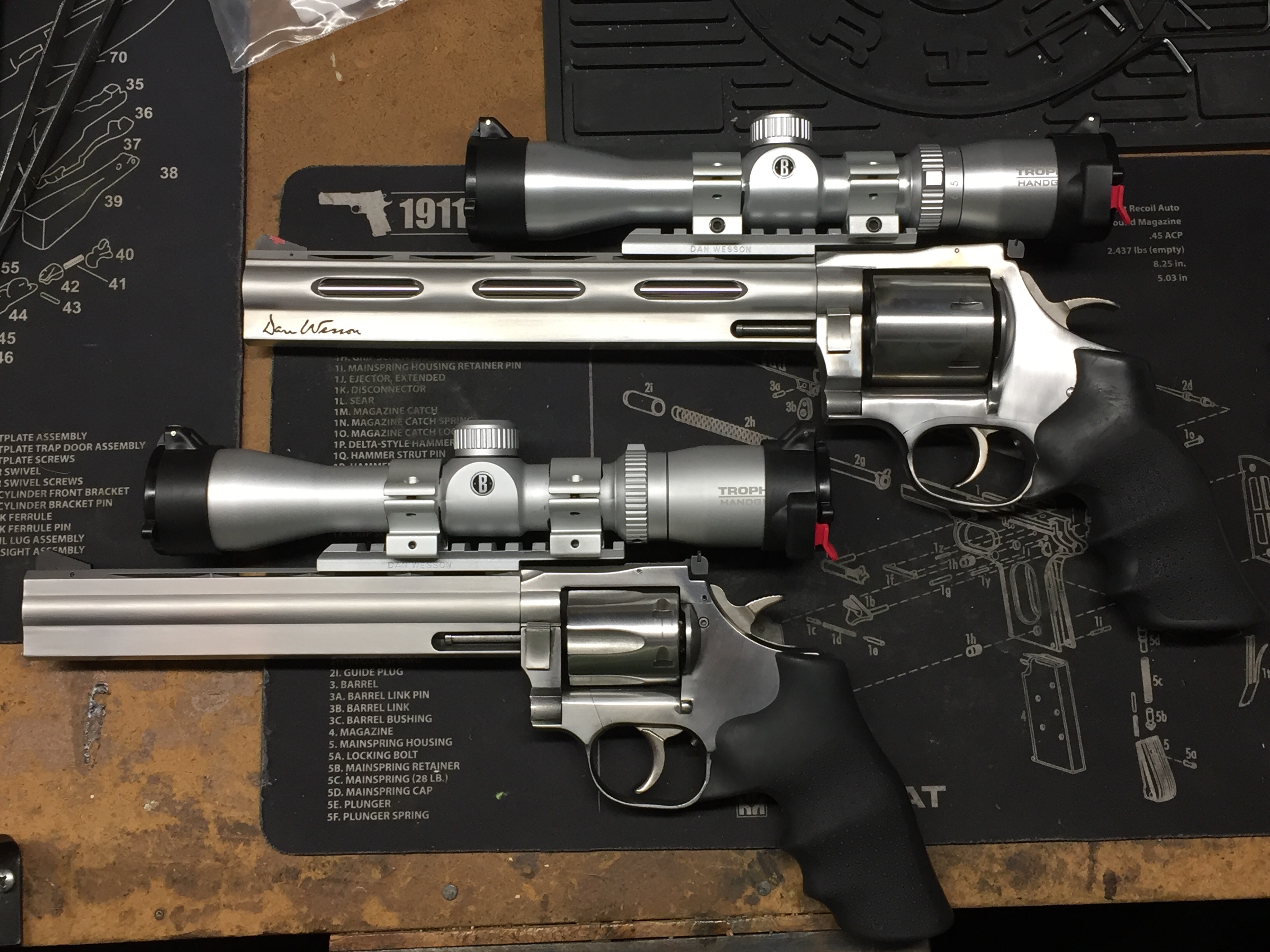 Small vs. Large Frame Revolvers Forum Dan Wesson Forum