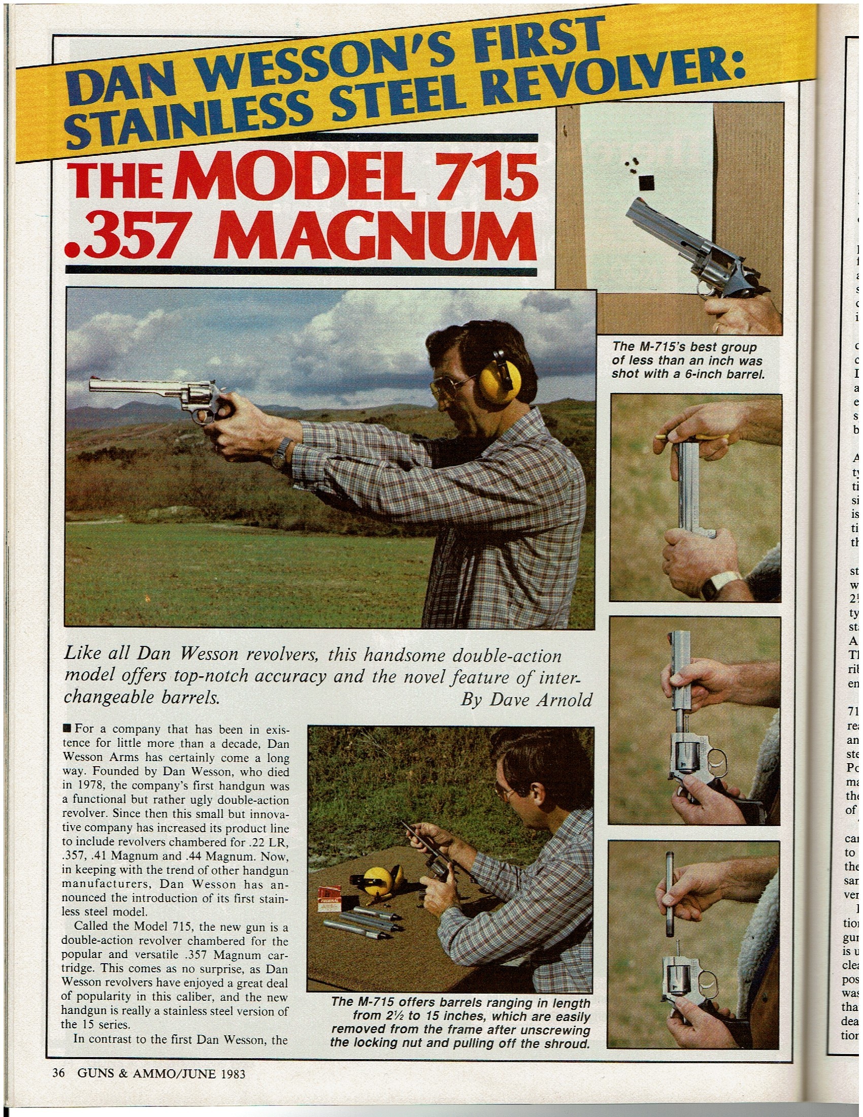 A Dan Wesson of historical significance (?) on the auction block SER# S ...