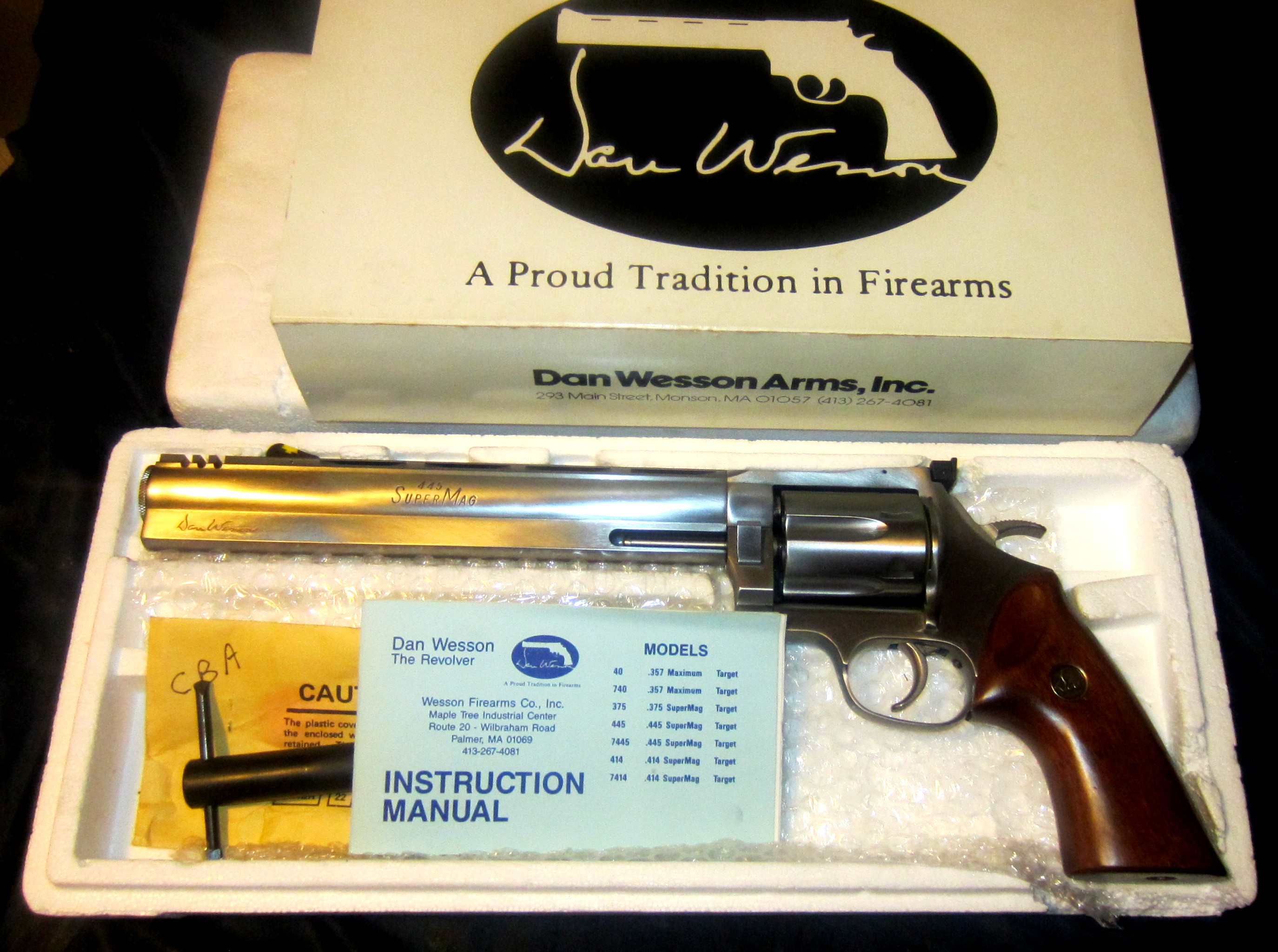 NEW ADDITIONS! 3 DAN WESSONS My first 7445, a 375 Supermag & the ...