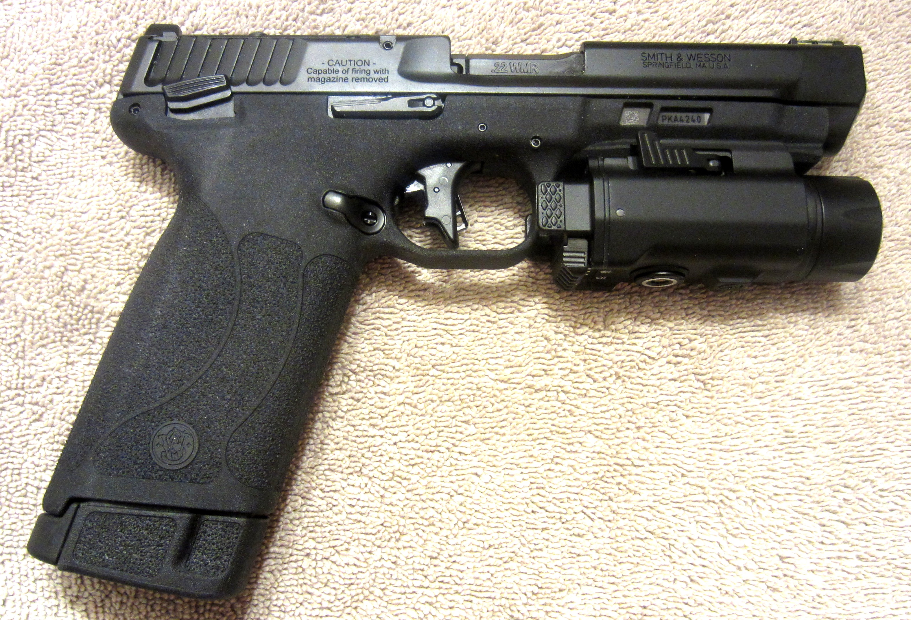 REPORT ON THE S&W .22 MAGNUM, TAVOR TS12 AND THE KEL-TEC R50 Other ...